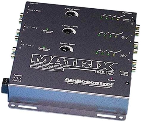 AudioControl Matrix Plus Channel Line Driver With Remote Level Control Input Buy At Lowest Price