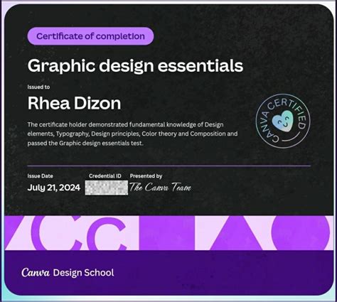 Rhea Dizon Csswb On Linkedin Take The Canva Graphic Design Essentials