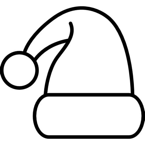 Gorro Navideño Icono Gratis