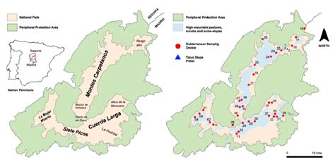 Maps Of The Sierra De Guadarrama National Park Basic Orography Left