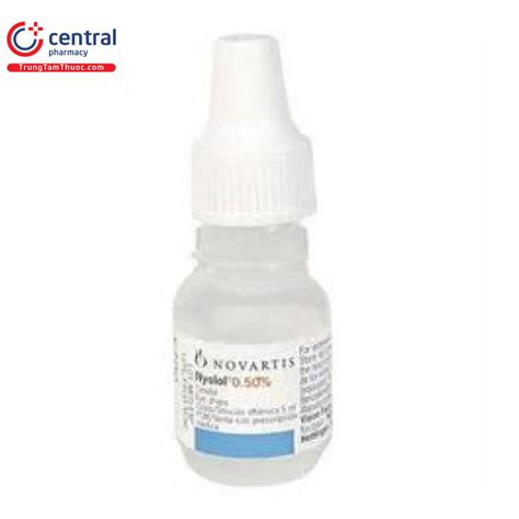 Thuốc Nyolol 0 50 Tác Dụng Liều Dùng Chống Chỉ định