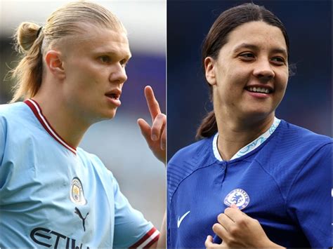 Erling Haaland And Sam Kerr Win Fwa Footballer Of The Year Awards The