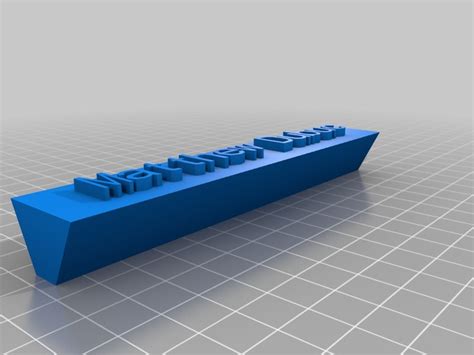 我的自定义桌面铭牌3d打印模型我的自定义桌面铭牌3d打印模型stl下载时尚3d打印模型 Enjoying3d打印模型网