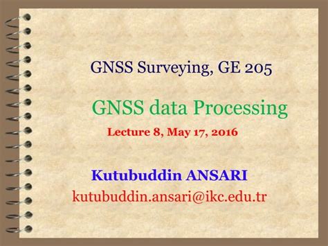 Gnss Data Processing