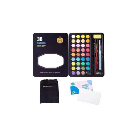 Generico Acuarelas Profesionales 36 Colores Con Estuche