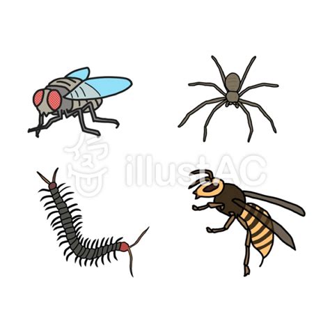 害虫のイラストセット いらすとあ