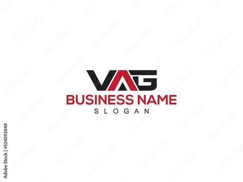Monogram VAG Logo Icon, Unique vag Logo Letter Vector Image Design For ...