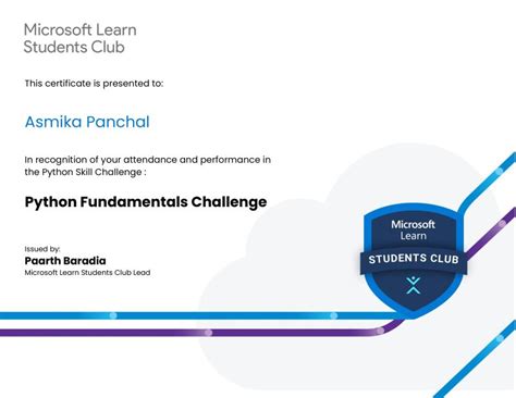 Asmika Panchal On Linkedin Python Microsoft Codingjourney Achievementunlocked Learntocode