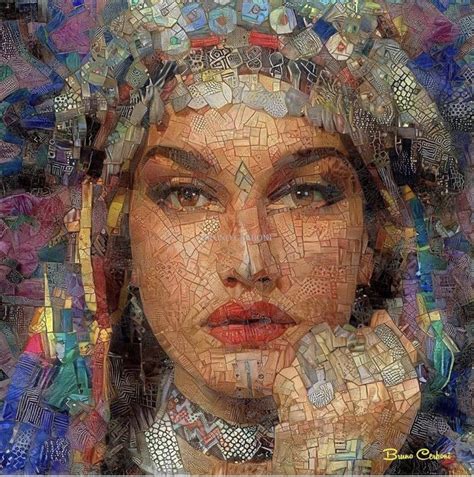 Amazing Glass Mosaic Work By Artist Bruno Cerbonil Mosaic Art Art