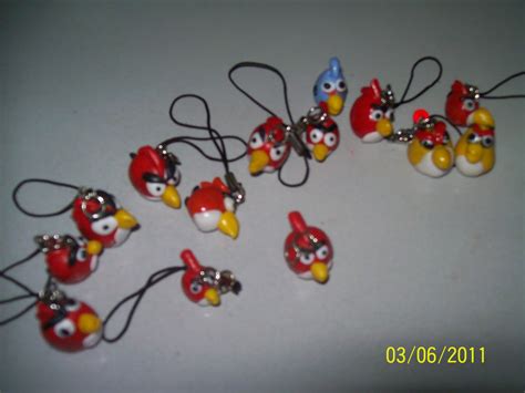 Claystationyong Angry Bird Make With Polymer Clay