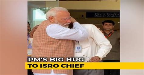 Moment When Pm Modi Consoled An Emotional Isro Chief
