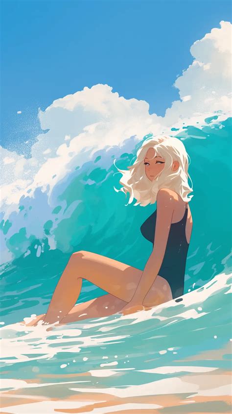 波の静寂｜イラスト・フリー素材なら「シンテリ」