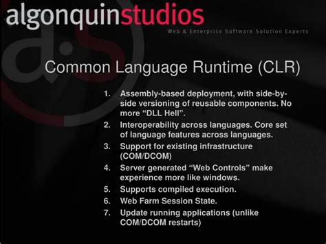 Ppt Understanding Microsoftnet Powerpoint Presentation Free Download Id1236703
