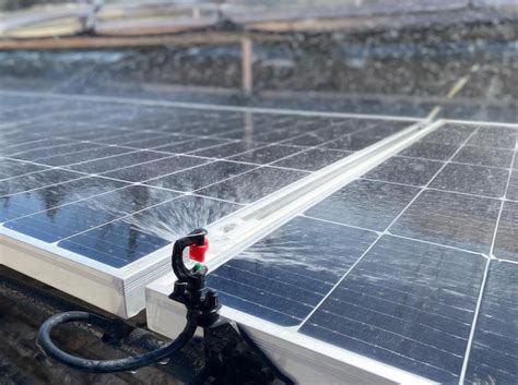 ניקוי פאנלים סולאריים Ay Solar Clean מערכת שטיפה אוטומטית