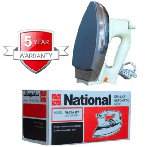 Dry Iron National NI AWT Deluxe Automatic Dry Iron DELUXE AUTOMATIC DRY Daraz Pk