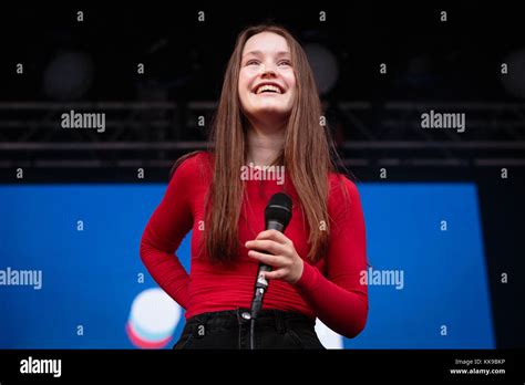 The Norwegian Singer And Songwriter Sigrid Performs A Live Concert