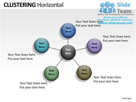 Clustering Horizontal Powerpoint Presentation Slides Ppt Templates