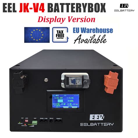 Eel 48v 16s V4 Jk Server Rack Lifepo4 Diy Box With Jk Inverter Bms Stackable Type