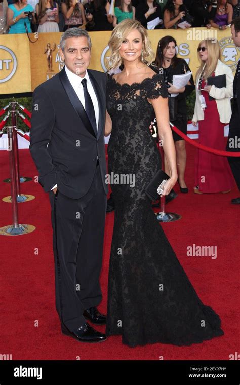 29 January 2011 Los Angeles Ca George Clooney And Stacy Keibler