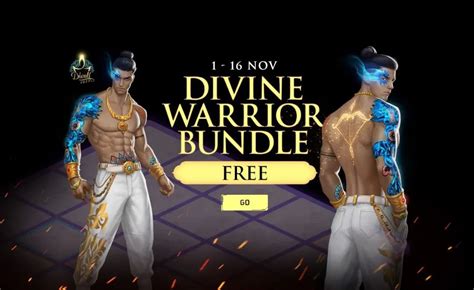 Kapan Rilis Divinie Warrior Bundle Di Free Fire FF Esportsku