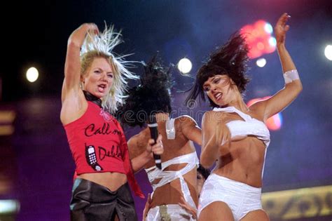 Geri Halliwell During The Concert Editorial Stock Image Image Of