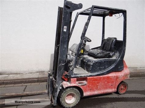 Linde E18p Duplex Mast And Side Shift 1997 Front Mounted Forklift Truck