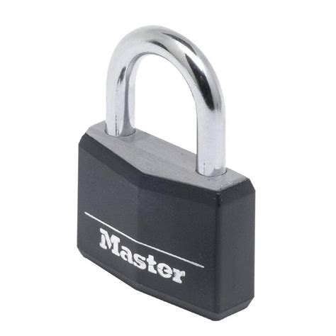 Cadenas En Aluminium Massif Recouvert D Une Largeur De 50 Mm Noir
