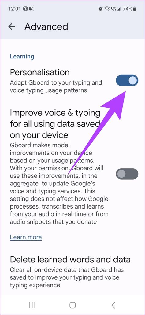 How To Clear Keyboard History On Android Smartphones Guiding Tech