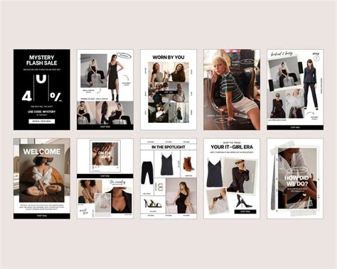 Editable Email Templates Email Marketing Product Marketing Etsy