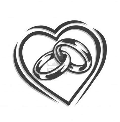 Interlocking Wedding Rings Drawing At Explore