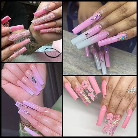 Lionvison 500pcs Xl Clear Nail Tips Professional Acrylic Nails 10
