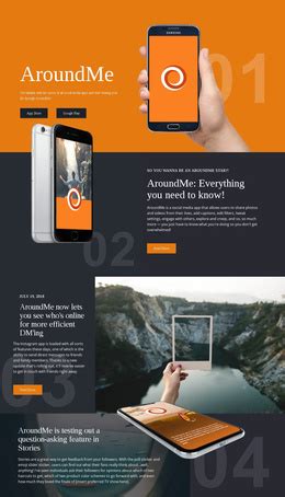 Network Connection Website Template By Nicepage