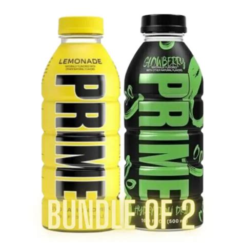 Prime Hydration Drink By Logan Paul And Ksi Glowberry And Lemonade Bundle £1799 Picclick Uk