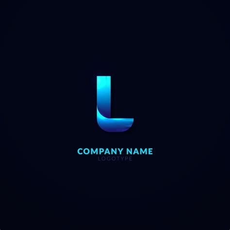 Free Vector Gradient L Letter Logo