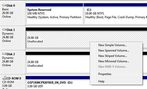 Create A Raid 1 Mirrored Drive Set In Windows Online Computer Tips