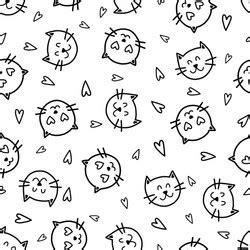Doodles Cute Isolated Elements Royalty Free Vector Image