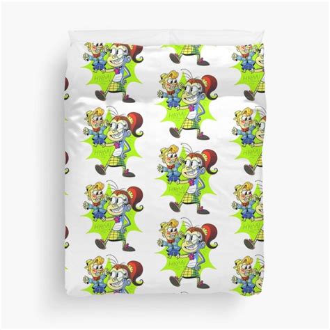 The Loud House Luan Loud And Mr Coconuts Duvet Cover For Sale By