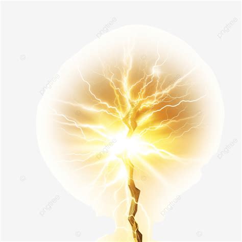Illustration Of Lightning Strike Lightning Bolt Close Up Thunder Storm