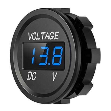 Voltmètre de panneau numérique affichage de LED compteur de tension