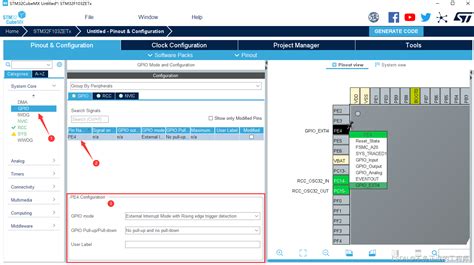 Stm32cubemx——外部中断（exti）cubemx 中断配置 Csdn博客
