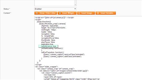 Magento How To Turn Off On Slider Autoplay Template Monster Help