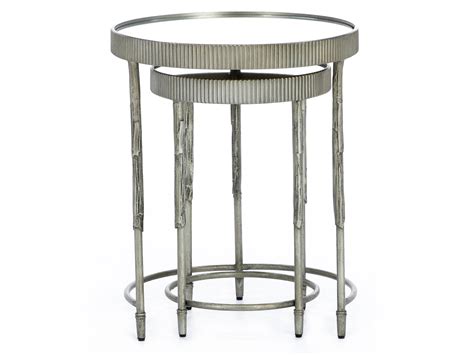 Grand Luxe Silver Nesting Tables Steinhafels