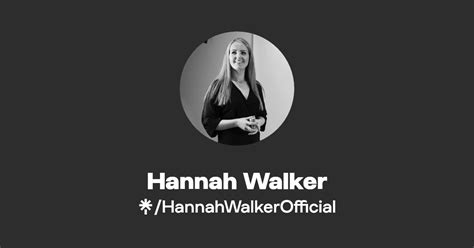 Hannah Walker Twitter Instagram Facebook Tiktok Linktree