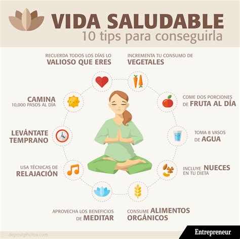 Infografia 10 Consejos Para Iniciar Una Vida Saludable Jethro Jeff