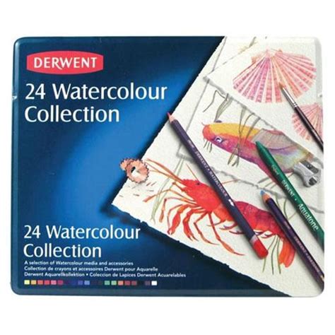 Derwent Watercolour Collection 24 Tin