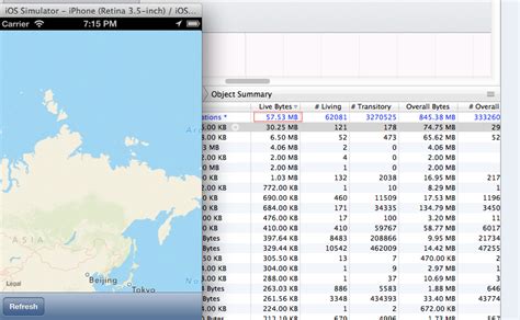 Ios6 How To Resolve The Memory Issue With Map On Ios 6 Stack Overflow