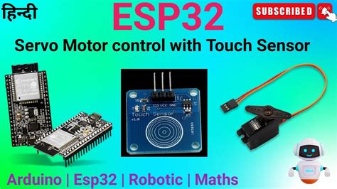 Servo motor control With Touch sensor 🔘 using esp32 | Esp33 programming in Hindi | Arduino Titan ...