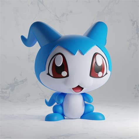 Chibimon Demiveemon Digimon Adventure 02 Figura Llavero Decoración