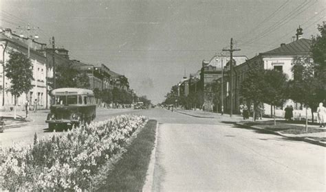Фото Советский проспект август 1963 г Череповец История России в фотографиях