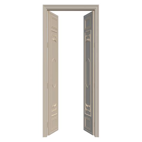 3d Classic Double Door Model Turbosquid 2346491